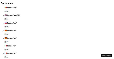 React Intl FormattedDate Codesandbox