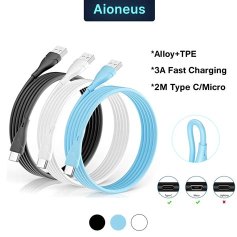 Jual A Kabel Data Type C Micro Usb Tipe C Fast Charging M M Cable Macaron Quick Charge Ori