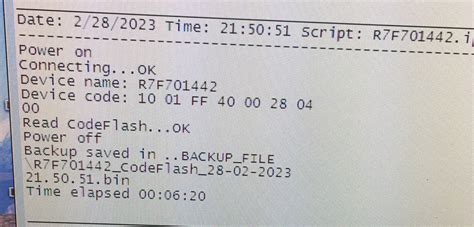 Script RH850 Renesas READ AND WRITE ONLY IProg Pro IProgPro