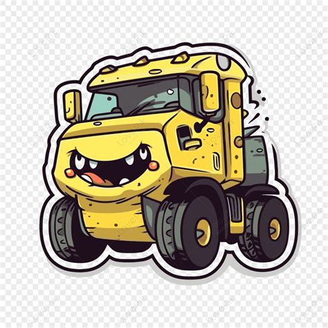 Adesivo De Caminhão Engraçado Com Rabiscos Clipart Vetorengraçado