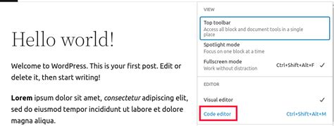 Adding Html To A Wordpress Page Or Post