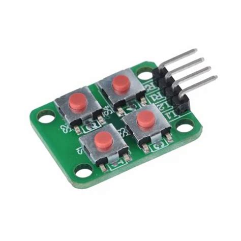 2x2 Keypad Matrix 4 Button Keypad Module Key Matrix Input Module