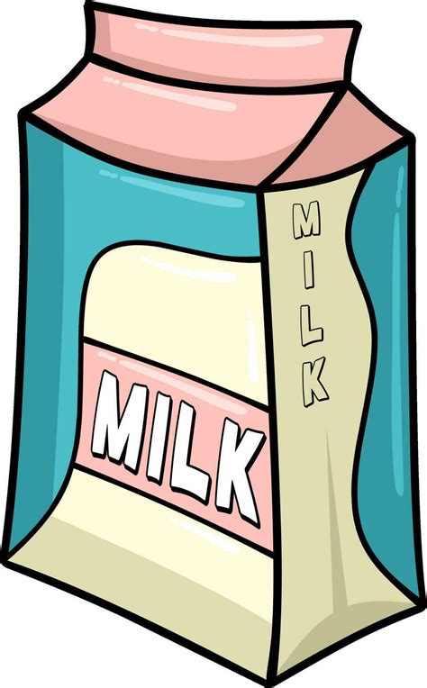 Cartoon Of Milk Isolated On White 28201008 Vector Art At Vecteezy