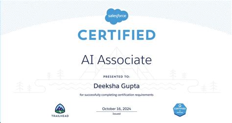 Df24 Salesforce Salesforceaicertified Trailblazer Deeksha Gupta