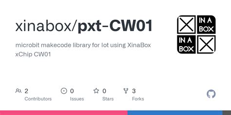 github xinabox pxt cw01 microbit makecode library for iot using