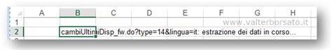 importare dati web in excel importare dati dal web con gli strumenti