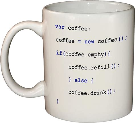 Mb Prints Javascript Codingprogramming Coffee Funny Novelty 11oz Ceramic Mugcup Uk