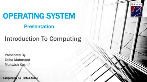 Linux Operating System Ppt Pptx