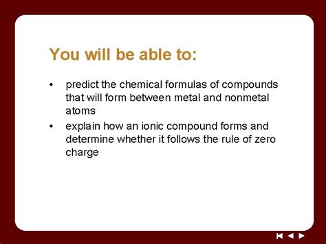 Lesson 20 Getting Connected Ionic Compounds Entry Task
