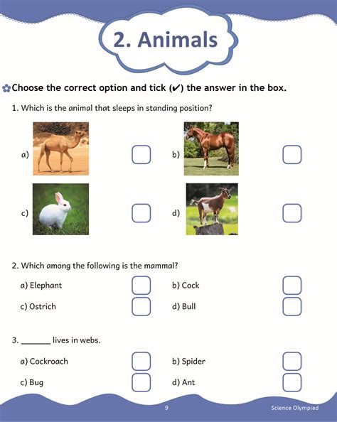 Scholars Insights Science Olympiad Grade 2 Science Practical Questions