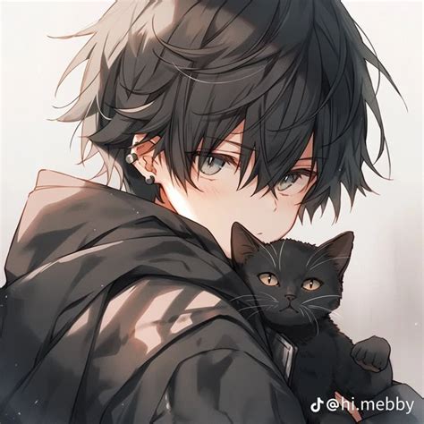 Black Cat Black Cat Anime Anime Cat Boy Cute Anime Boy