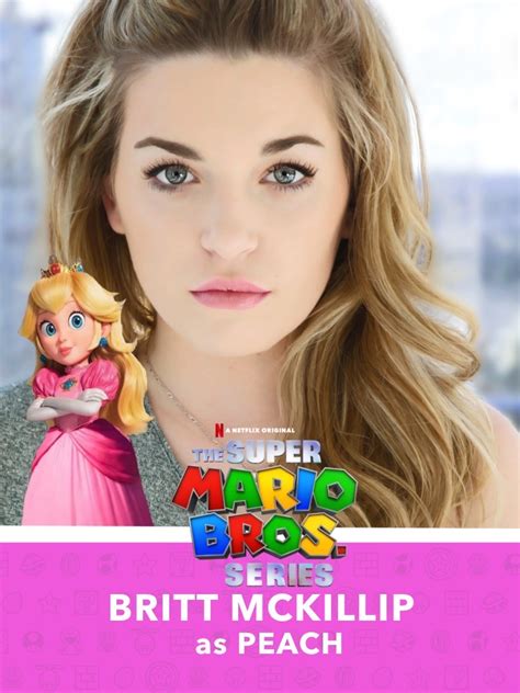 Britt Mckillip As Princess Peach By Bluemario11 On Deviantart