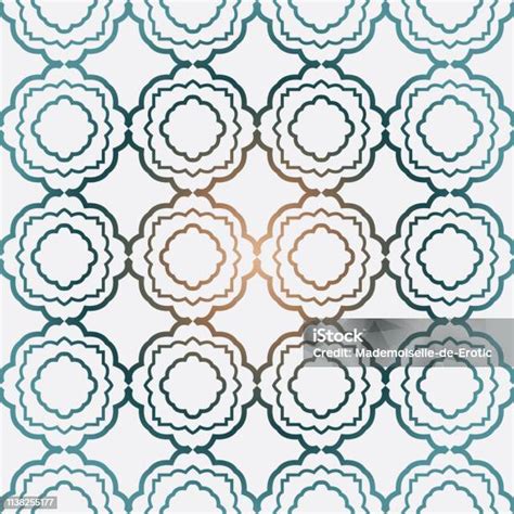 현대적인 라인 디자인의 기하학적 패턴 원활한 벡터 배경입니다 스크랩북 디자인 인쇄 벽지 장식 패브릭 초대 그린 브라운 그라데이션 컬러 0명에 대한 스톡 벡터 아트 및 기타