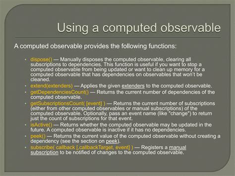 knockoutjs part 3 computed observables pptx programming languages