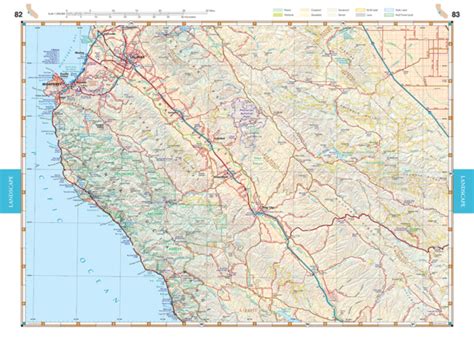 California Road And Recreation Atlas Benchmark Maps