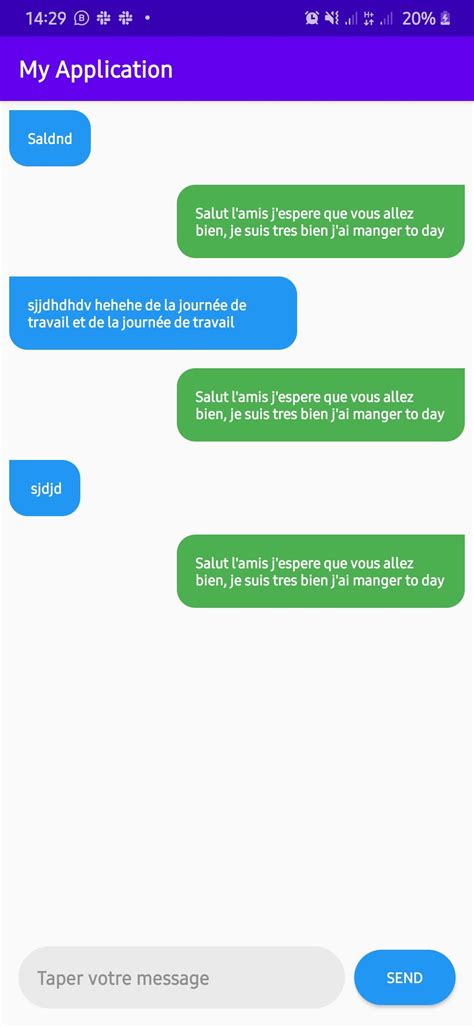 Chat Messaging App Xml Ui Design For Android Little Andings