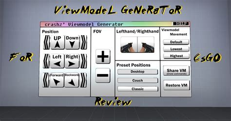 CS GO Pro Aim Pro Hint Methods Settings And More Gaming Trace CSGO View Model Guide For CSGO