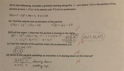 Solved In The Following Consider A Particle Moving Chegg