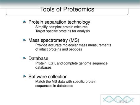 PPT Proteomics Bioinformatics PowerPoint Presentation ID