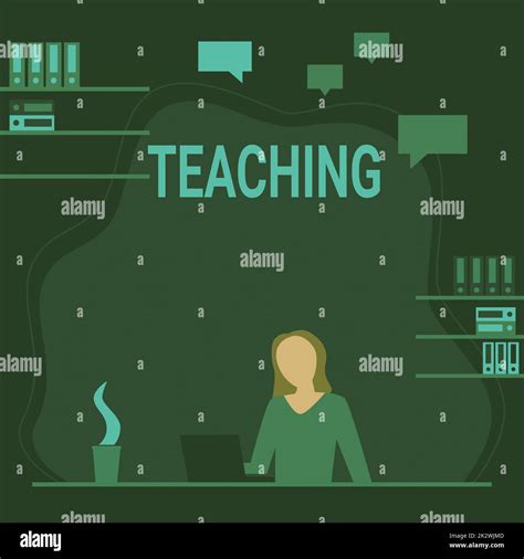 Sign Displaying Teaching Business Concept Act Of Giving Information Explaining One Subject To