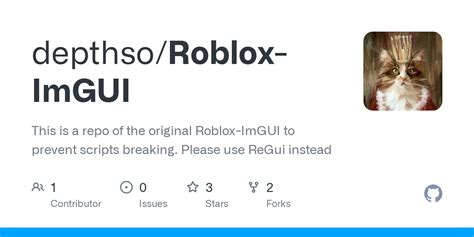 github depthso roblox imgui this is a repo of the original roblox