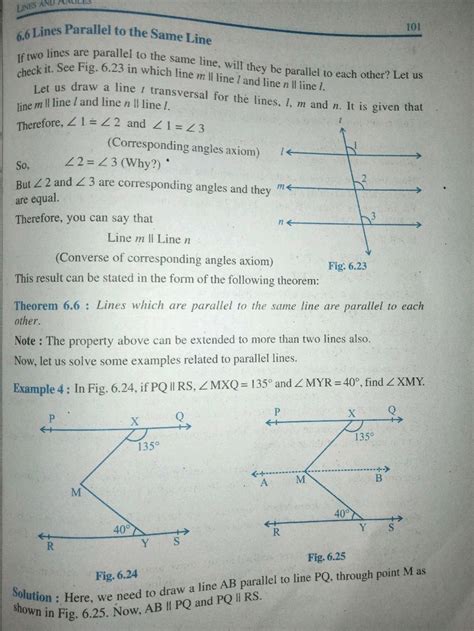 Lines Parallel To The Same Line If Two Lines Are Parallel To The