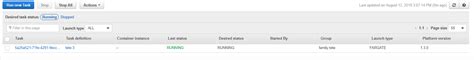 amazon web services how to configure aws fargate task to run a