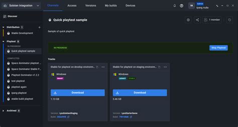 create and organize playtest accelbyte documentation