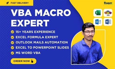 Do Any Excel Vba Macro Outlook Powerpoint Ms Word By Finkumar7 Fiverr