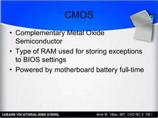 Working With The BIOS Setup Program PPT