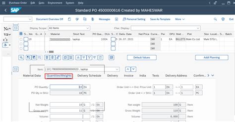 How To Create Purchase Order In SAP