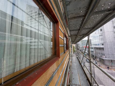 Living In A Property With Cladding Issues Scaffolding Around A