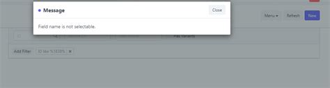 Field Name Is Not Selectable Frappe Forum