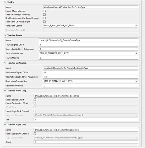 problems about major loop configuration when dma is used for spi nxp