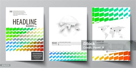안내 책자 잡지 전단지 연례 보고서에 대 한 비즈니스 서식 파일이 디자인 서식 파일 A4 크기의 벡터 레이아웃을 커버 다채로운 사각형 이동 동적 모양을 형성 추상 다각형
