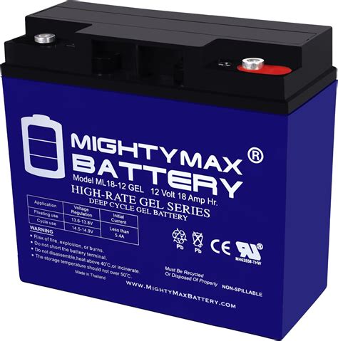 Mighty Max Battery Battery In 18 Ah Gel Battery Replaces Oceanic Mako