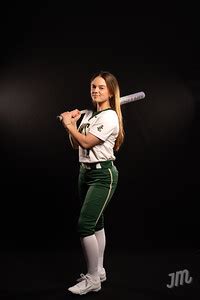 2026 Softball Black Backdrop Ellie Watson Jesuit Media Photography
