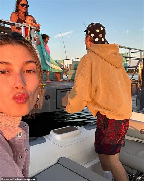 Justin Bieber Looks Smitten With Glamorous Wife Hailey As Pair Enjoy
