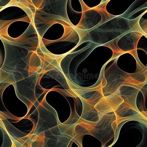 Abstract Neural Network Inspired Digital Artwork With Vibrant Colors Stock Image Image Of