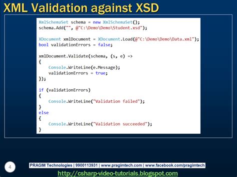Sql Server Net And C Video Tutorial Part 8 XML Validation Against XSD