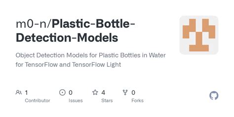 GitHub M N Plastic Bottle Detection Models Object Detection Models For Plastic Bottles In