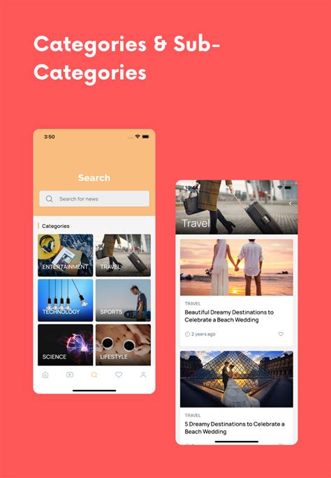Newsfreak Flutter Mobile App For WordPress Buy Apps Themes UI Templates Plugins And