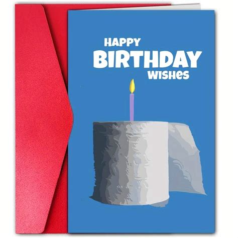 Креативная Открытка На День Рождения С Катящейся Бумагой И Свечой Забавный Дизайн Уникальная