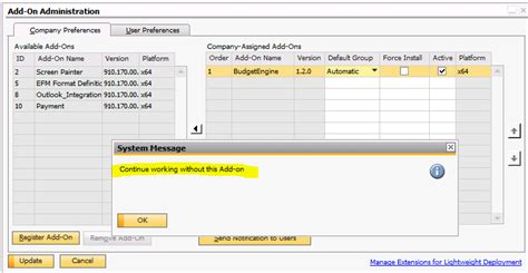 Solved Addon Administration How To Set Default Group As Sap Community