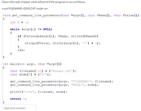 Solved Given This Code Snippet What Will Print If The Chegg