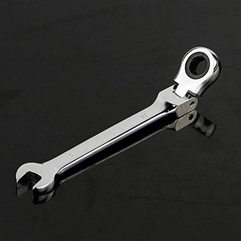 Flexible Head Spanner Supertool Combination Spanner Open End And Ring Ratchet Spanner Metric For