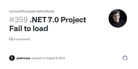 NET Project Fail To Load Issue Microsoft Vscode Dotnettools GitHub