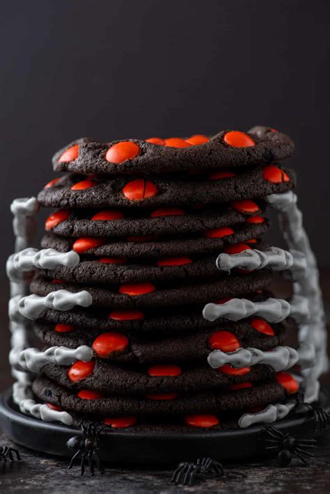 Easy Chocolate Halloween Cookies L The First Year Blog