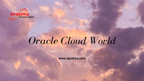 Unveiling The Wonders Of Oracle Cloud World SAP Oracle Partner And Support Companies