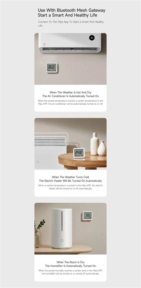 Mi Bluetooth Temperature And Humidity Monitor 3 Xiaomistore Pk